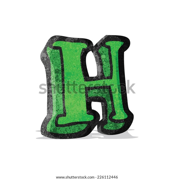 Cartoon Letter H Stock Vector (Royalty Free) 226112446 | Shutterstock