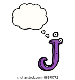 Cartoon Letter J Stock Vector (Royalty Free) 89190772 | Shutterstock
