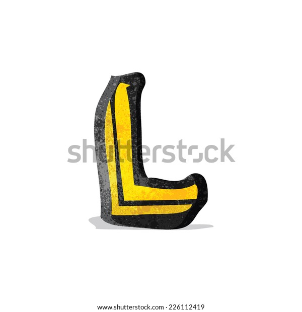 Cartoon Letter L Stock Vector (Royalty Free) 226112419 | Shutterstock