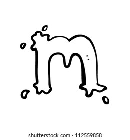 Cartoon Letter M Stock Vector (Royalty Free) 112559858 | Shutterstock