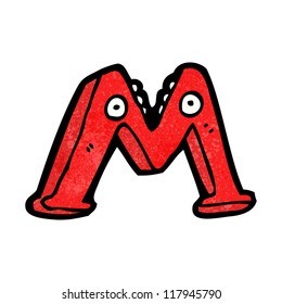 Cartoon Letter M Stock Vector (Royalty Free) 117945790 | Shutterstock