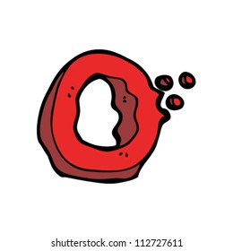 Cartoon Letter O Stock Vector (Royalty Free) 112727611 | Shutterstock