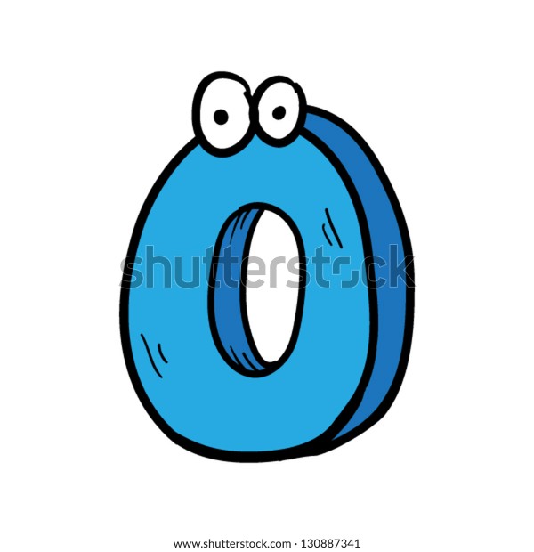 Cartoon Letter O Stock Vector (Royalty Free) 130887341 | Shutterstock