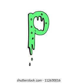 Cartoon Letter P Stock Vector (Royalty Free) 112630016 | Shutterstock