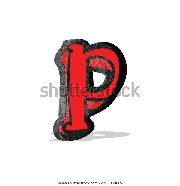 Cartoon Letter P Stock Vector (Royalty Free) 226112416 | Shutterstock
