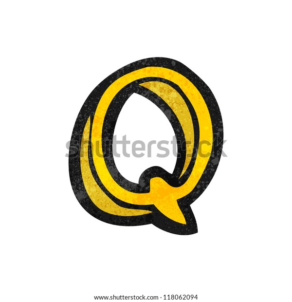 Cartoon Letter Q Stock Vector (Royalty Free) 118062094 | Shutterstock