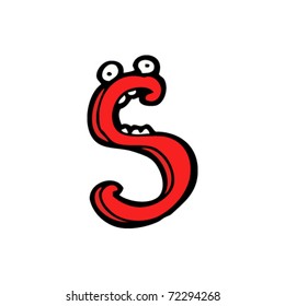 Cartoon Letter S Stock Vector (Royalty Free) 72294268 | Shutterstock
