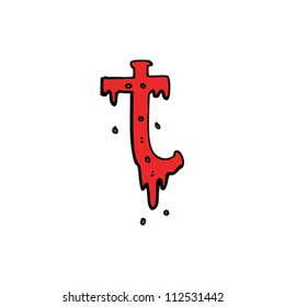 Cartoon Letter T Stock Vector (Royalty Free) 112531442 | Shutterstock