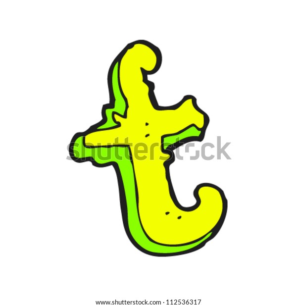 Cartoon Letter T Stock Vector (Royalty Free) 112536317 | Shutterstock