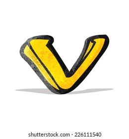 Cartoon Letter V Stock Vector (Royalty Free) 67384051 | Shutterstock