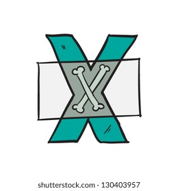 Cartoon Letter X Stock Vector (Royalty Free) 130403957 | Shutterstock