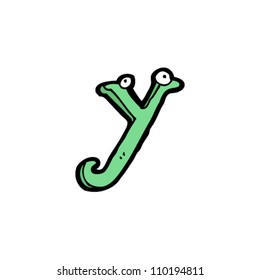 Cartoon Letter Y Stock Vector (Royalty Free) 103755689