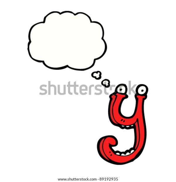 Cartoon Letter Y Stock Vector (Royalty Free) 89192935 | Shutterstock