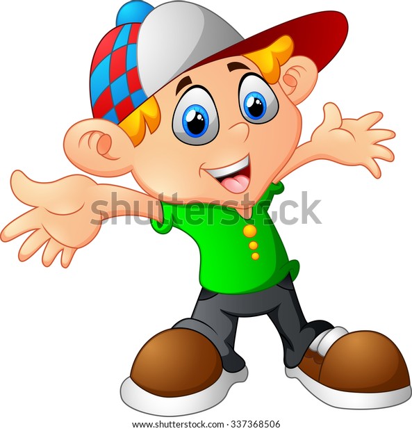 Cartoon Little Boy Stock Vector (Royalty Free) 337368506 | Shutterstock
