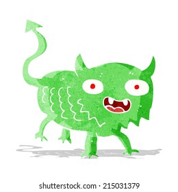 Cartoon Little Demon: เวกเตอร์สต็อก (ปลอดค่าลิขสิทธิ์) 188006057 ...