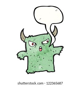 Cartoon Little Imp Stock Vector (Royalty Free) 122365687 | Shutterstock