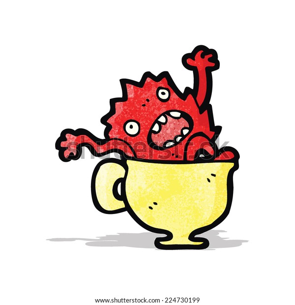 Cartoon Little Imp Stock Vector (Royalty Free) 224730199 | Shutterstock