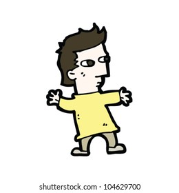 Cartoon Little Man Stock Illustration 113335030