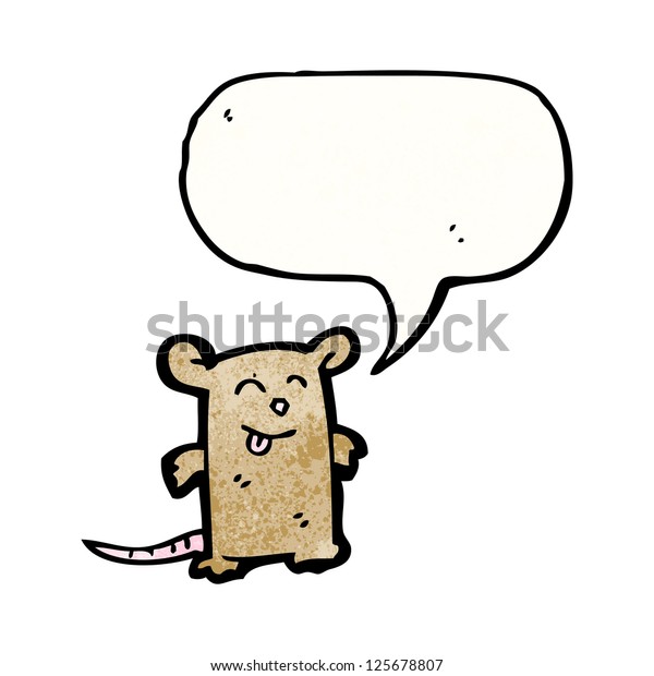 Cartoon Little Mouse Stock Vector (Royalty Free) 125678807 | Shutterstock