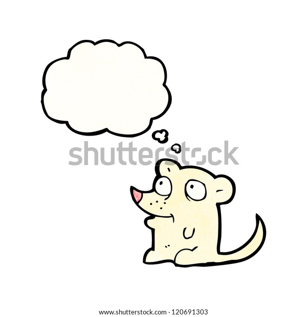 Cartoon Little White Mouse Stock Vector (Royalty Free) 120691303 ...