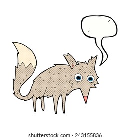 Cartoon Little Wolf Stock Vector (Royalty Free) 282786011 | Shutterstock