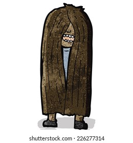 Cartoon Long Haired Man Stock Vector (Royalty Free) 226277314