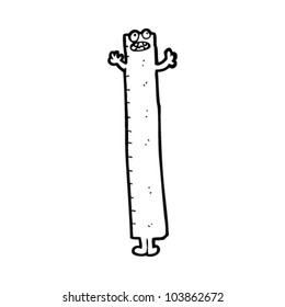 Cartoon Long Ruler Stock Vector (Royalty Free) 103862672 | Shutterstock