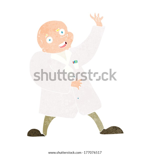 Cartoon Mad Scientist Stock Vector (Royalty Free) 177076517 | Shutterstock