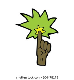 Cartoon Pointing Finger Stock Illustration 109067558 | Shutterstock