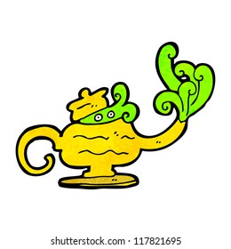 Cartoon Magic Lamp Stock Vector (Royalty Free) 117821695 | Shutterstock