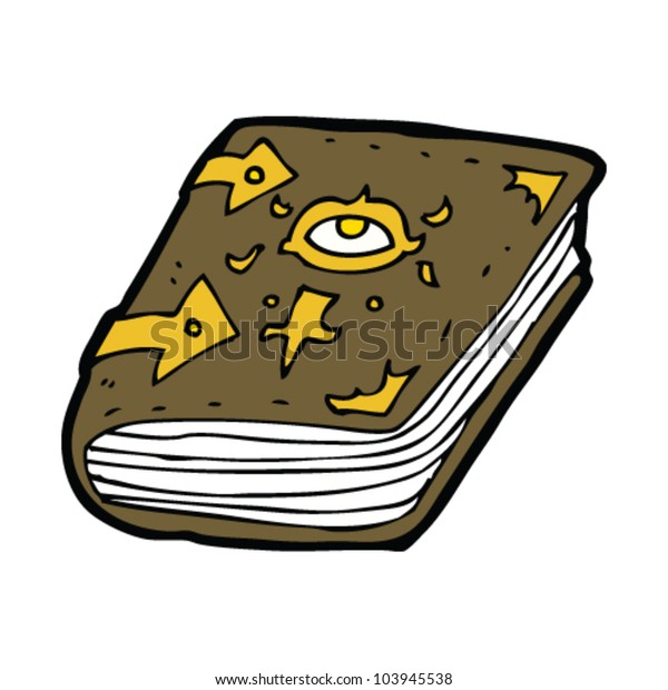 Cartoon Magic Spell Book Stock Vector (Royalty Free) 103945538