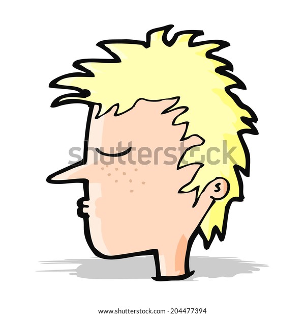 Cartoon Male Face Stock Vector (Royalty Free) 204477394 | Shutterstock