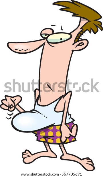 Cartoon Man Big Belly Stock Vector (Royalty Free) 567705691 | Shutterstock