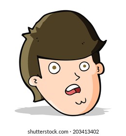 Cartoon Man Big Chin Stock Vector (Royalty Free) 203413402 | Shutterstock