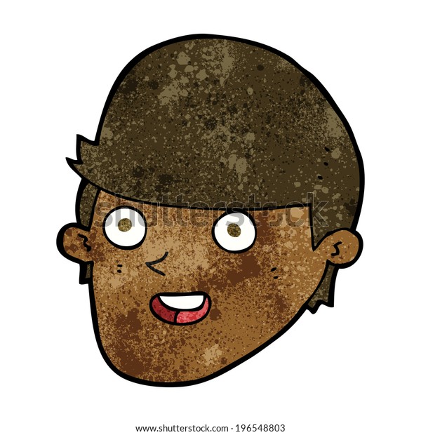 Cartoon Man Big Chin Stock Vector (Royalty Free) 196548803 | Shutterstock