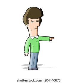 Cartoon Man Blaming Stock Vector (Royalty Free) 204440875 | Shutterstock