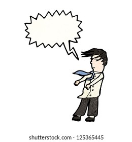 Cartoon Man Blowing Wind Stock Vector (Royalty Free) 125365445