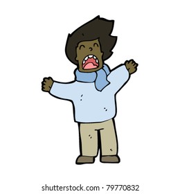 Cartoon Man Blowing Wind: เวกเตอร์สต็อก (ปลอดค่าลิขสิทธิ์) 79770832 ...