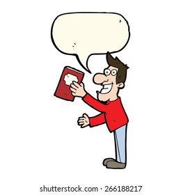 Cartoon Man Book Stock Vector (Royalty Free) 266188217 | Shutterstock
