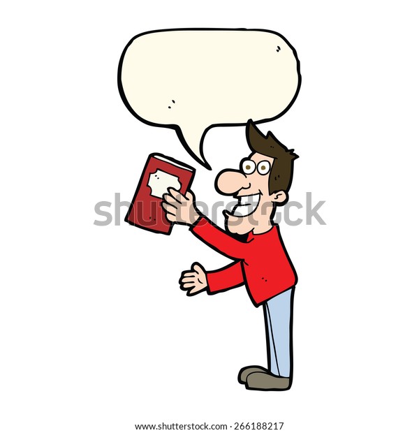 Cartoon Man Book Stock Vector (Royalty Free) 266188217 | Shutterstock