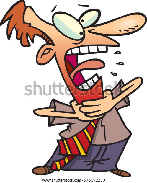 Cartoon Man Choking: Stock-Vektorgrafik (Lizenzfrei) 576192250 ...