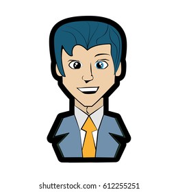 Cartoon Man Comic Imagen Stock Vector (Royalty Free) 612255251 ...