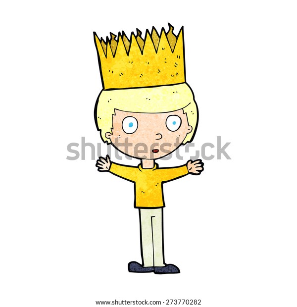 Cartoon Man Crown Stock Vector (Royalty Free) 273770282 | Shutterstock