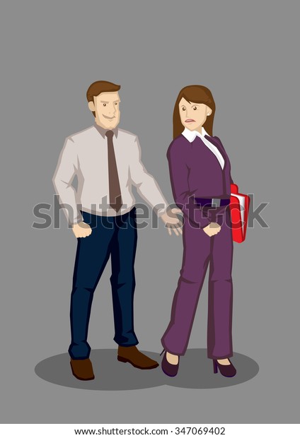 Cartoon Man Extending Hand Grab Buttocks Stock Vector (Royalty Free ...