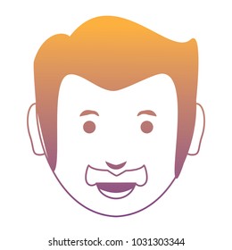 Cartoon Man Face Icon Stock Vector (Royalty Free) 1067547002