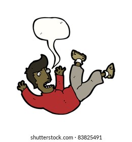 Cartoon Falling Man: เวกเตอร์สต็อก (ปลอดค่าลิขสิทธิ์) 79492894 ...