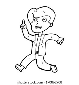 Cartoon Man Great Idea Stock Vector (Royalty Free) 170862908 | Shutterstock