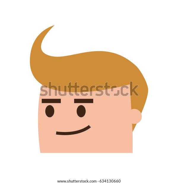 Cartoon Man Head Icon Image Stock Vector (Royalty Free) 634130660 ...