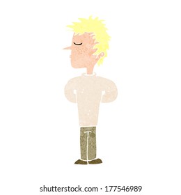 Cartoon Man Ignoring Stock Vector (Royalty Free) 177546989 | Shutterstock