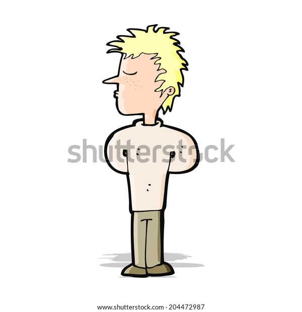 Cartoon Man Ignoring Stock Vector (Royalty Free) 204472987 | Shutterstock